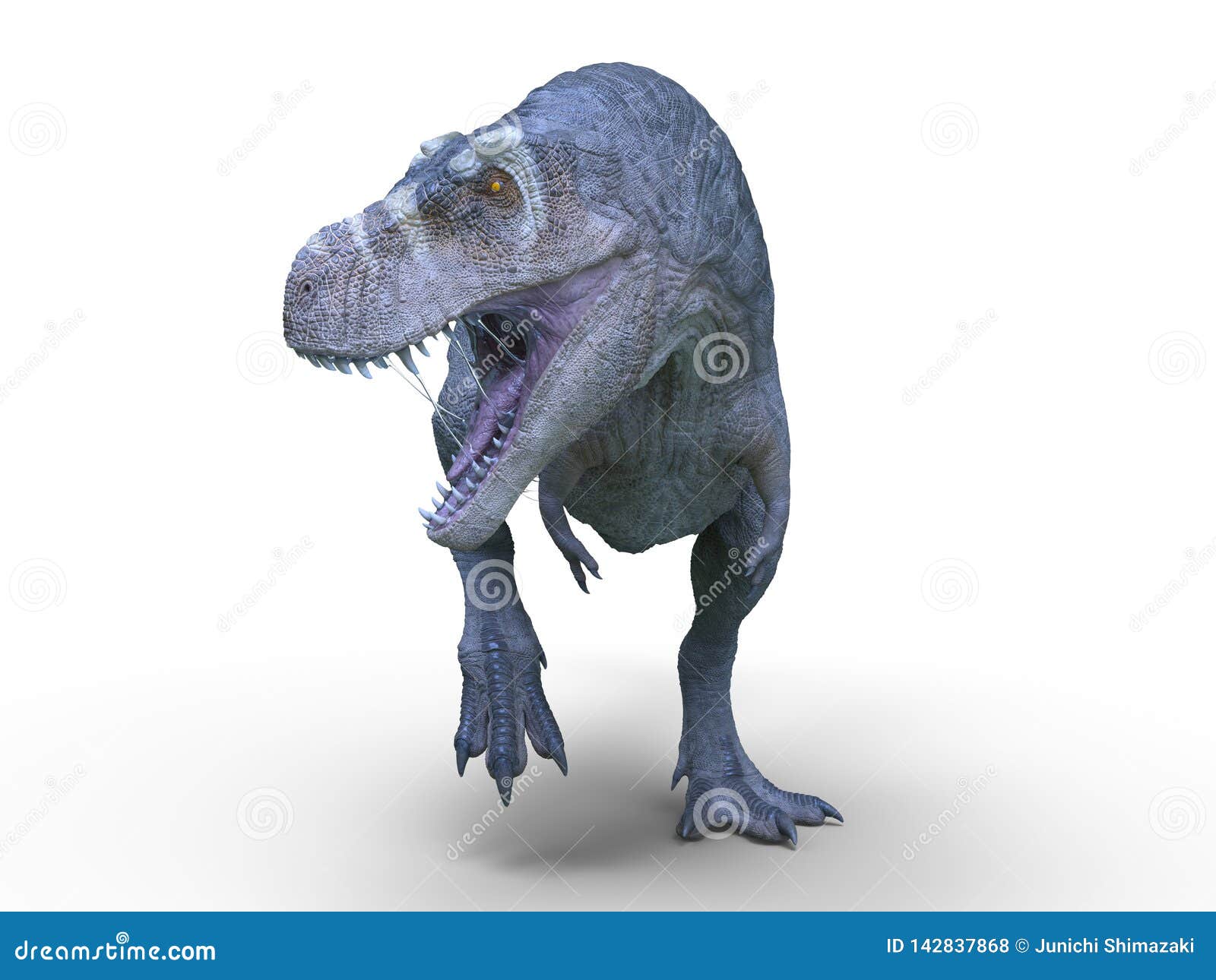 3D CG Rendering of Dinosaurs Stock Illustration - Illustration of ...