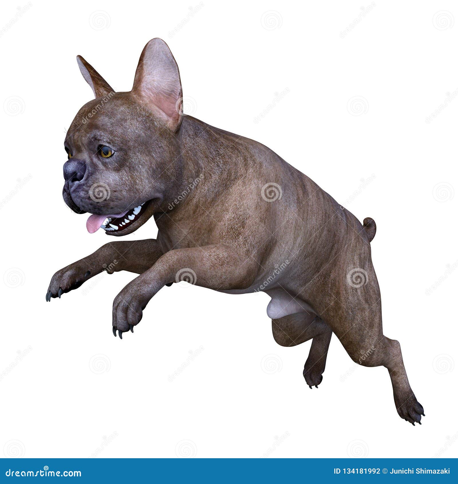 3D CG rendering of dog stock illustration. Illustration of game - 134181992