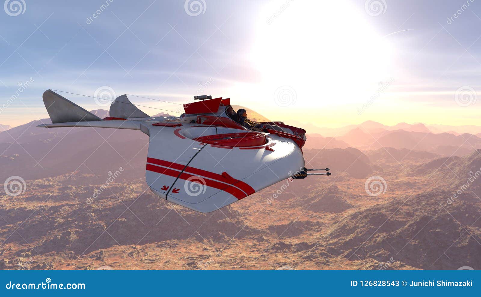 3D CG Rendering of Fighter Aircraft Stock Illustration - Illustration ...
