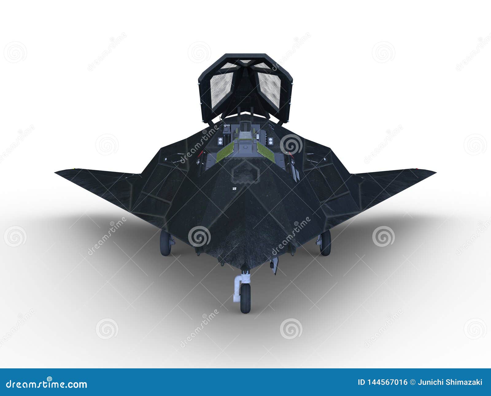 3D CG Rendering of Fighter Aircraft Stock Illustration - Illustration ...