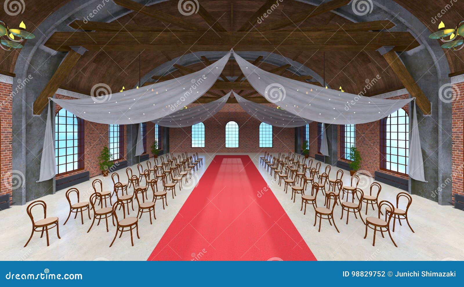 Grand hall stock illustration. Illustration of audience - 98829752
