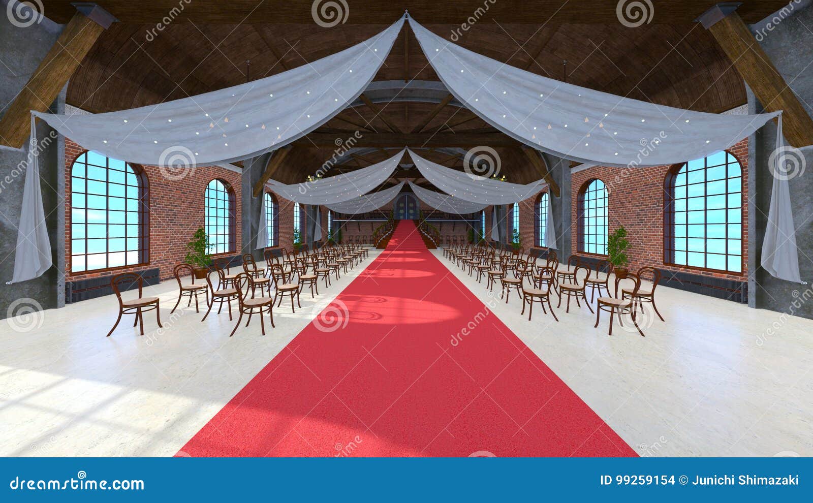 Grand hall stock illustration. Illustration of luxurious - 99259154