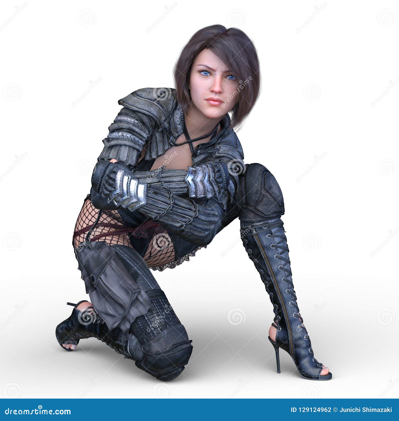 3D CG rendering of heroine stock photo. Image of super - 129124962 3D CG rendering of heroine stock photo. Image of super - 129124962