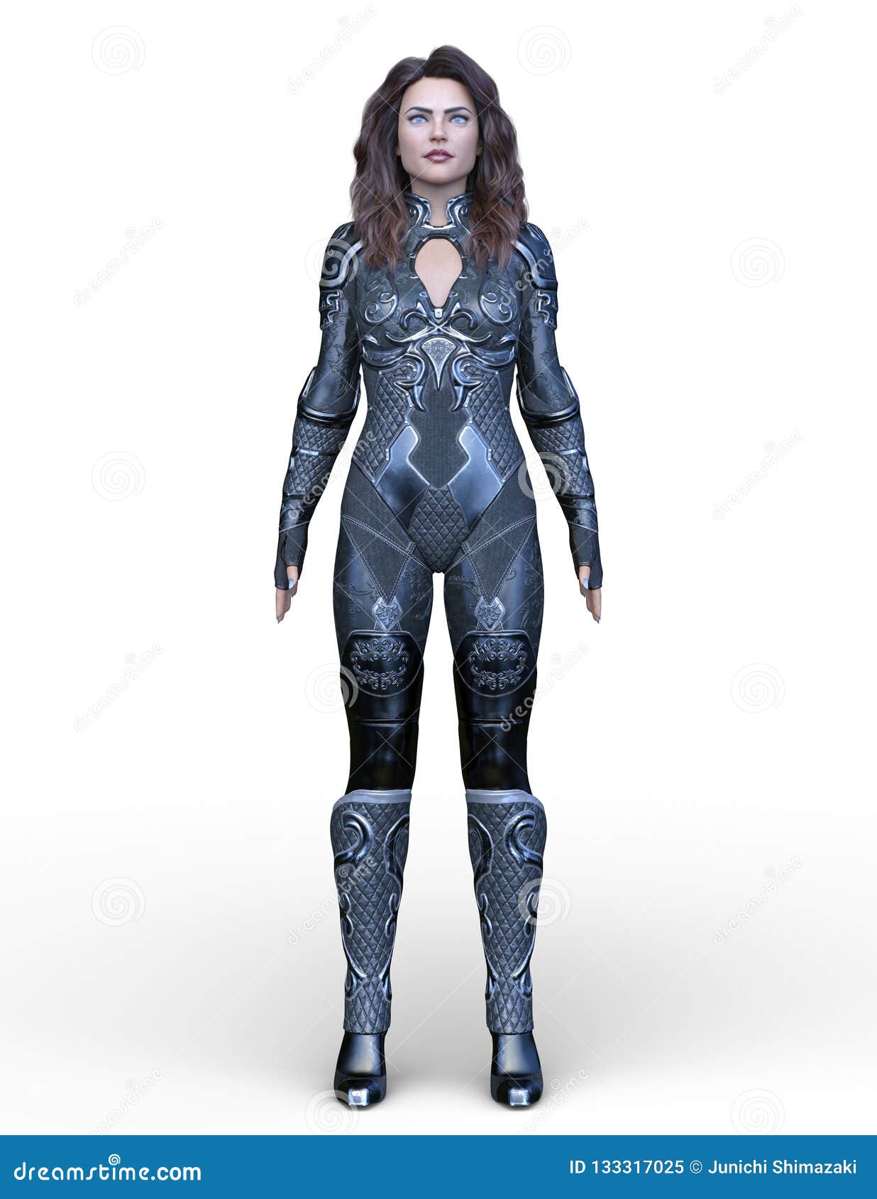 3D CG rendering of heroine stock illustration. Illustration of game ... 3D CG rendering of heroine stock illustration. Illustration of game ...