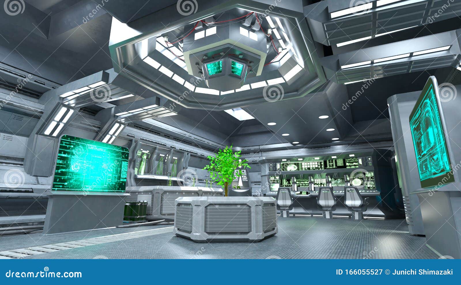 3D CG Rendering of Laboratory Stock Illustration - Illustration of ...