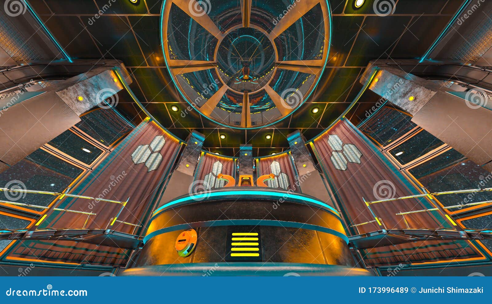 3D CG Rendering of Modern Building Stock Illustration - Illustration of ...