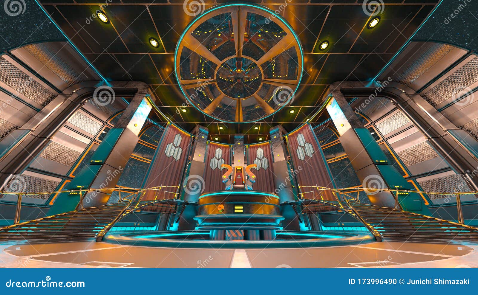 3D CG Rendering of Modern Building Stock Illustration - Illustration of ...