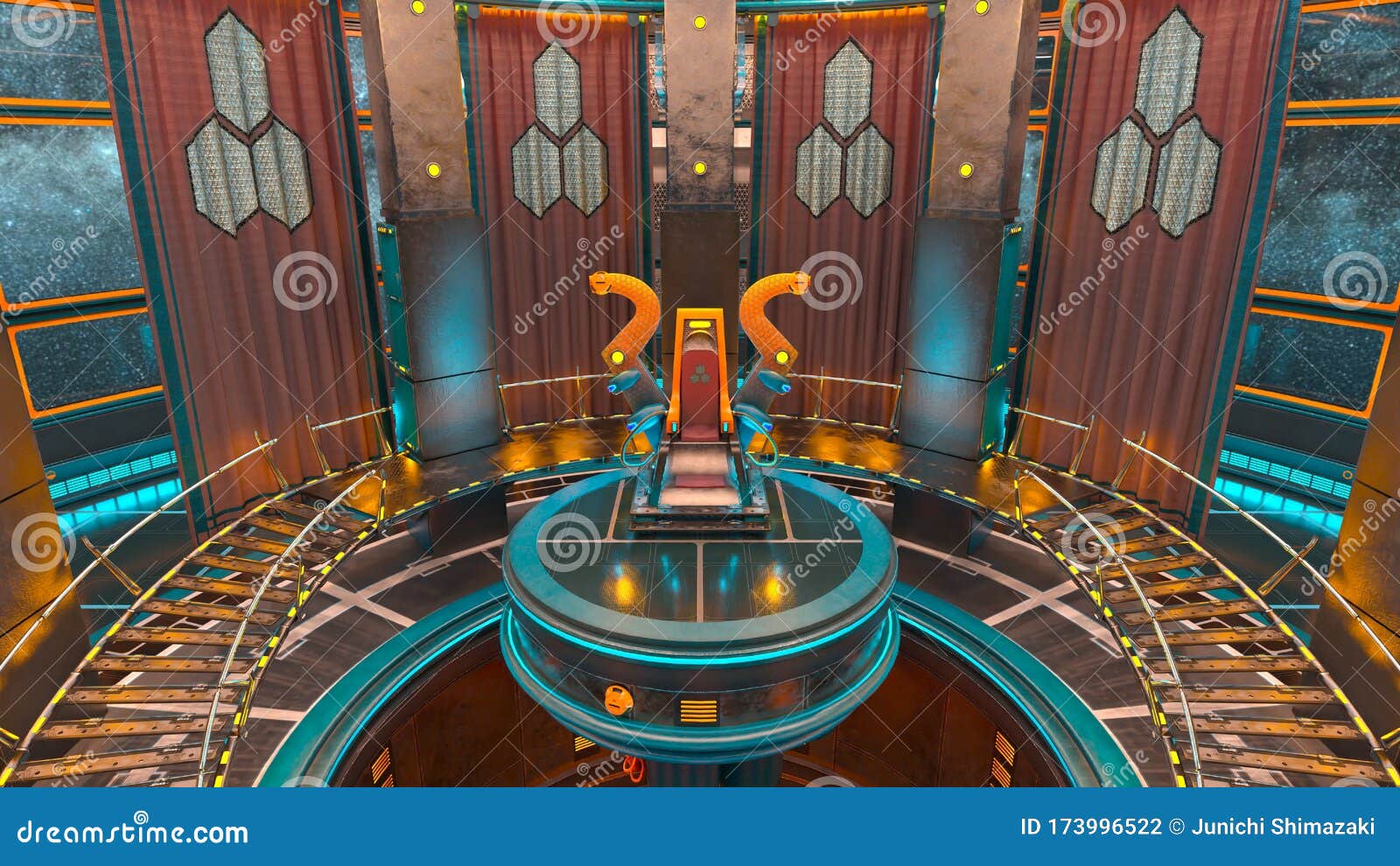 3D CG Rendering of Modern Building Stock Illustration - Illustration of ...