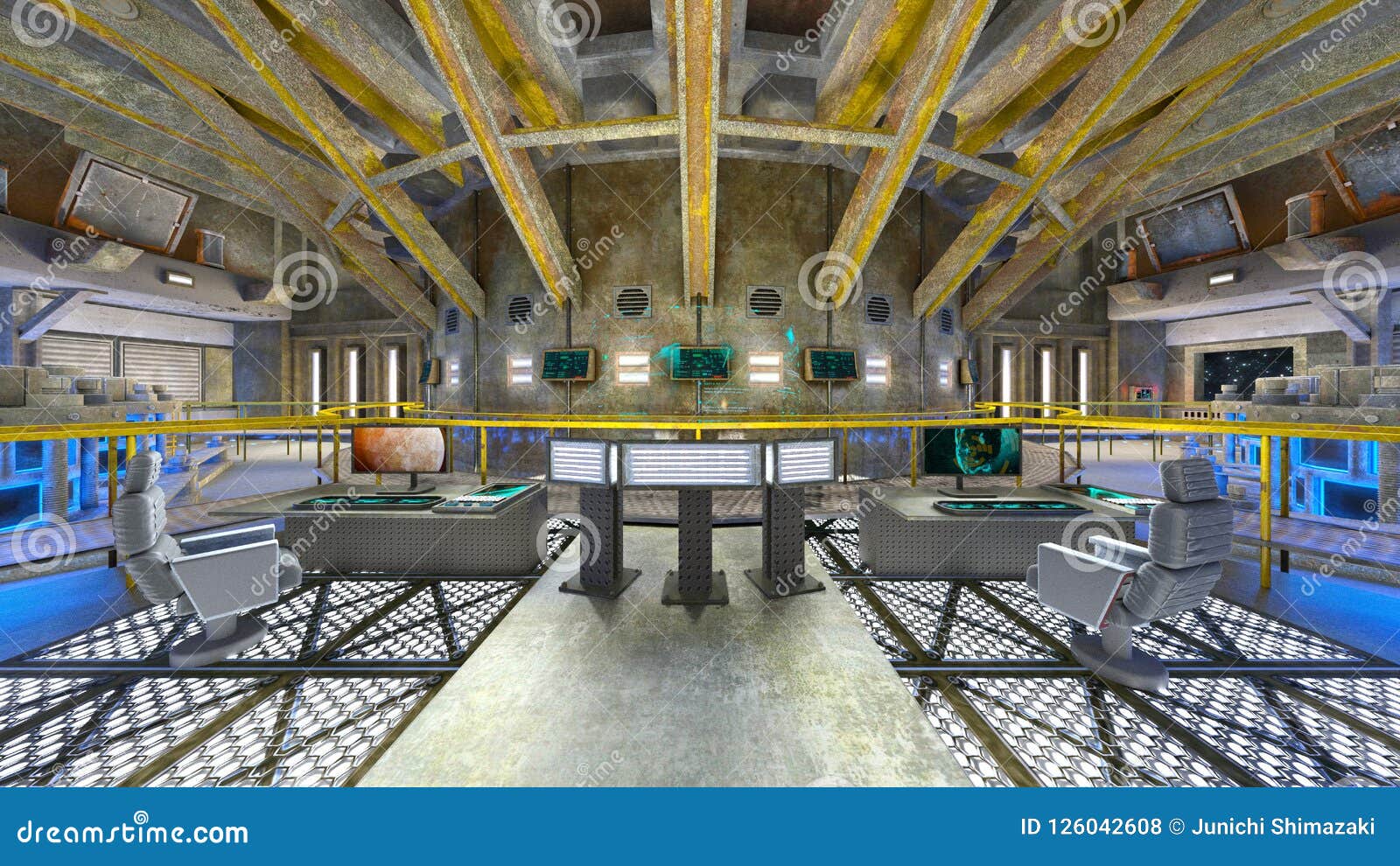 3D CG Rendering of Modern Building Office Stock Photo - Image of cyborg ...