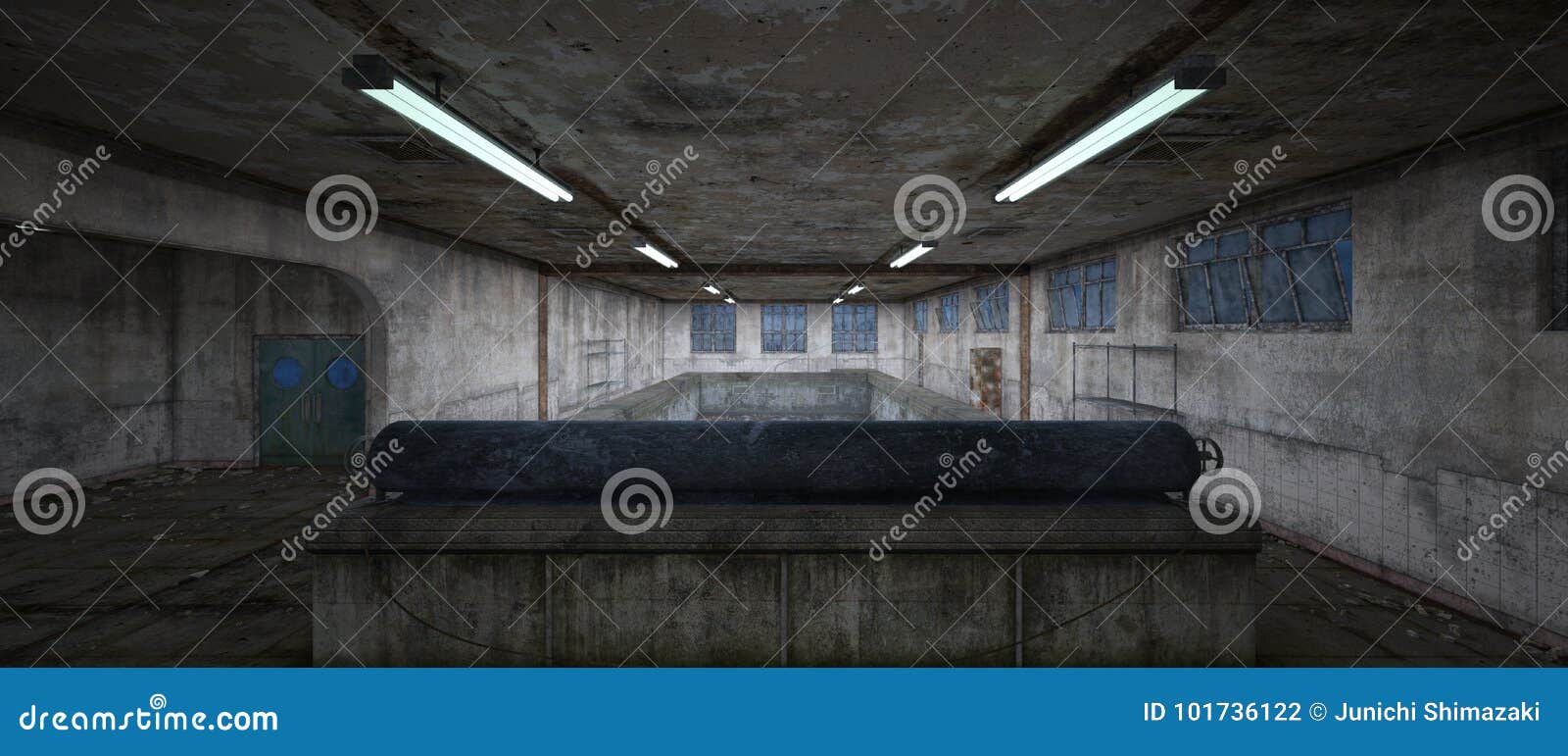 Morgue stock illustration. Illustration of tile, table - 101736122