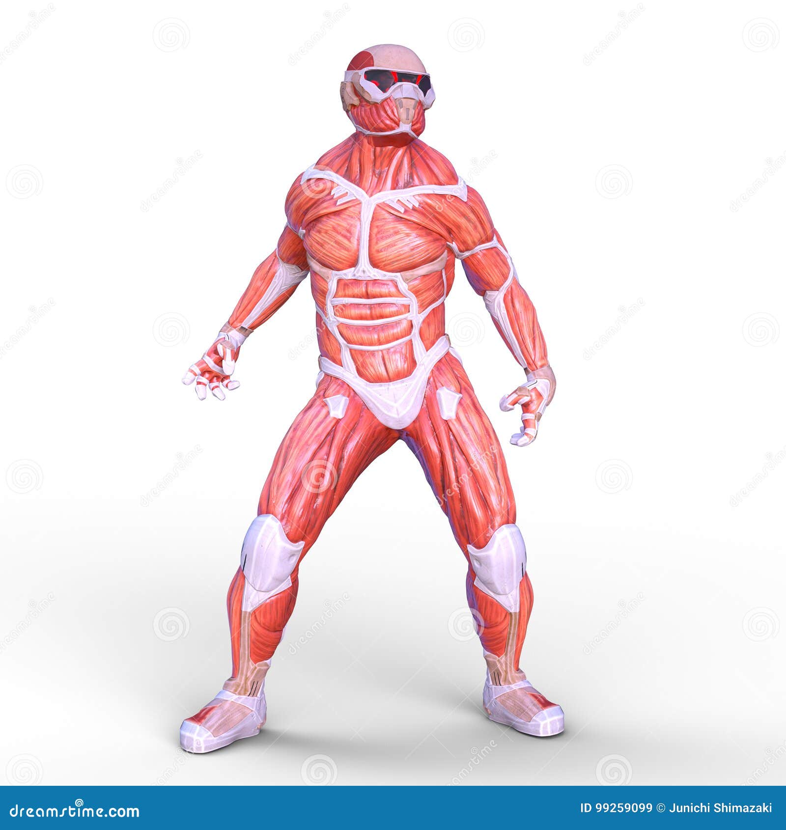 Muscle hero stock illustration. Illustration of male - 99259099