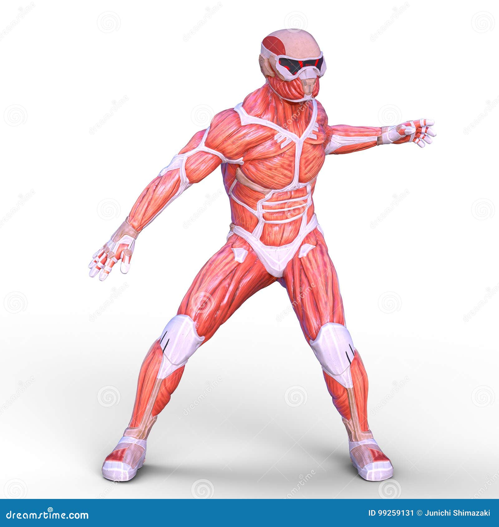 Muscle hero stock illustration. Illustration of male - 99259131
