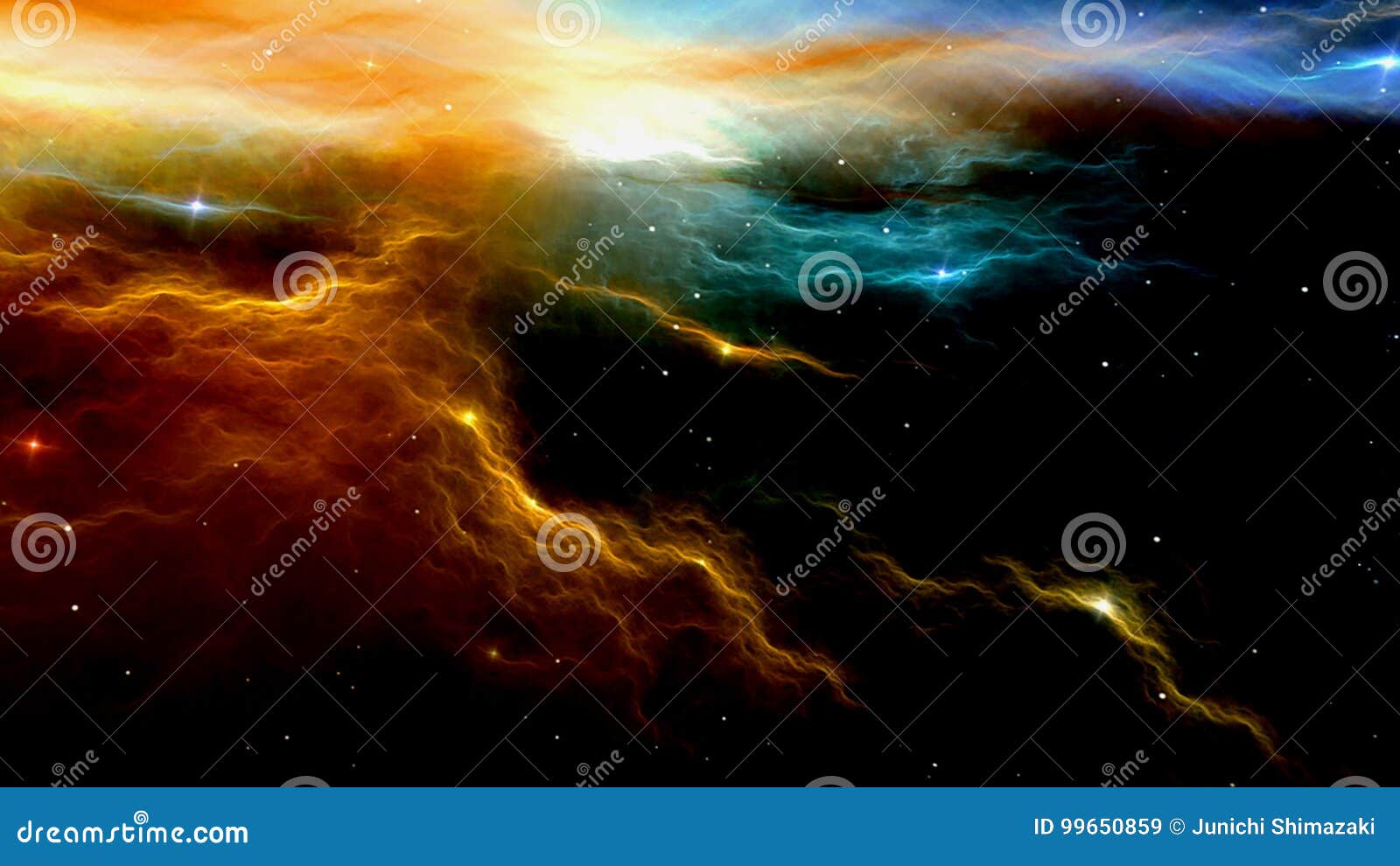 Outer space stock illustration. Illustration of power - 99650859