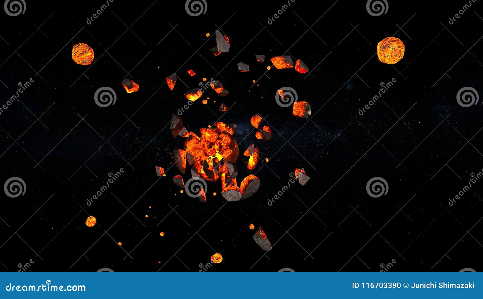 Planet explosion stock photo. Image of space, energy - 116703390