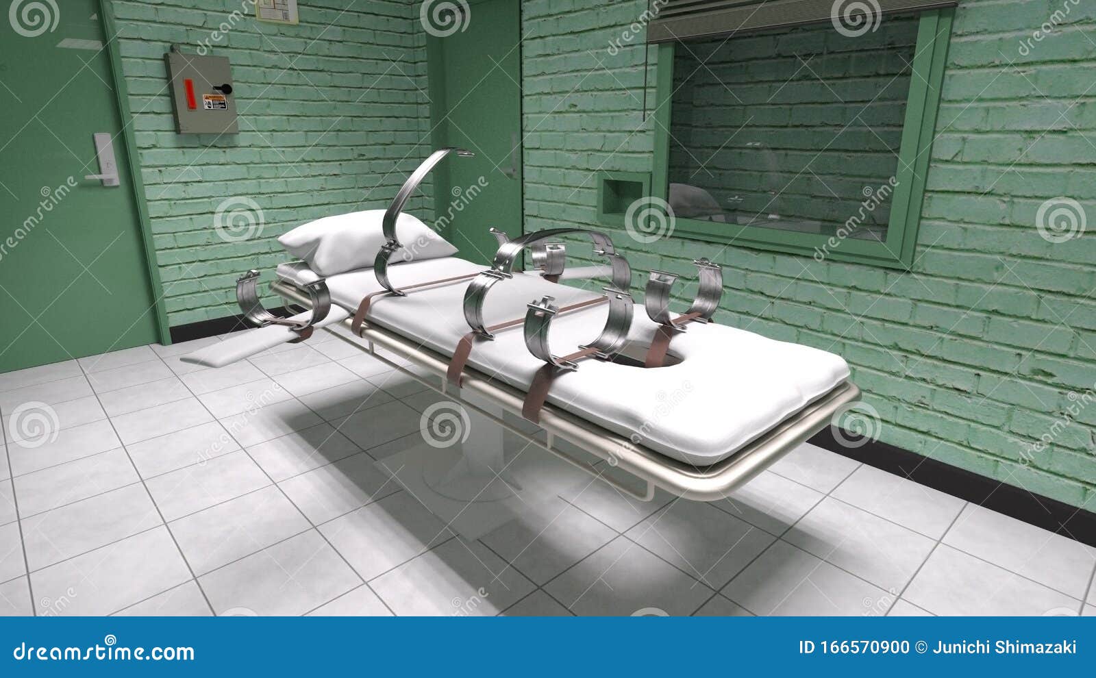 3D CG Rendering Of Restraint Room Royalty-Free Stock Photo ...