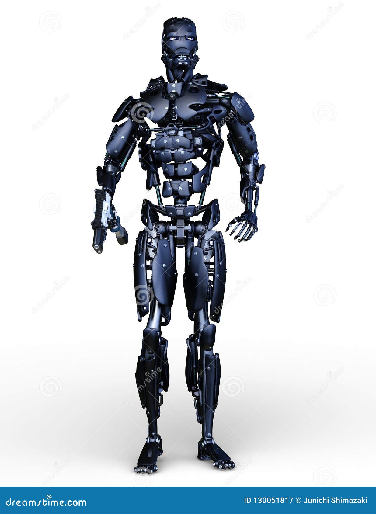 3D CG rendering of robot stock illustration. Illustration of ...