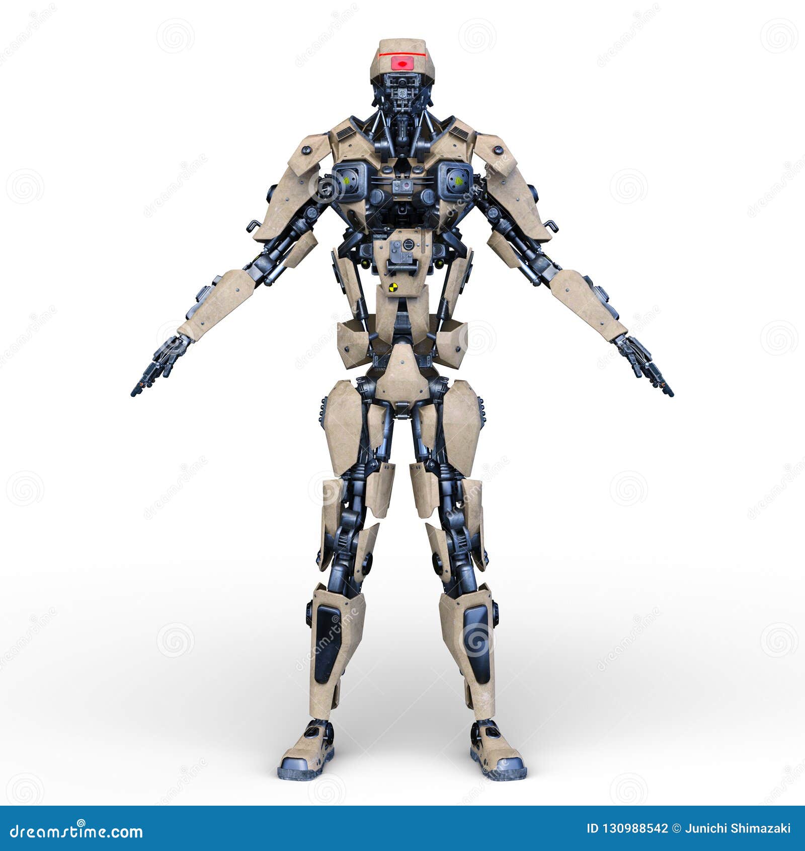 3D CG rendering of robot stock illustration. Illustration of technology ...
