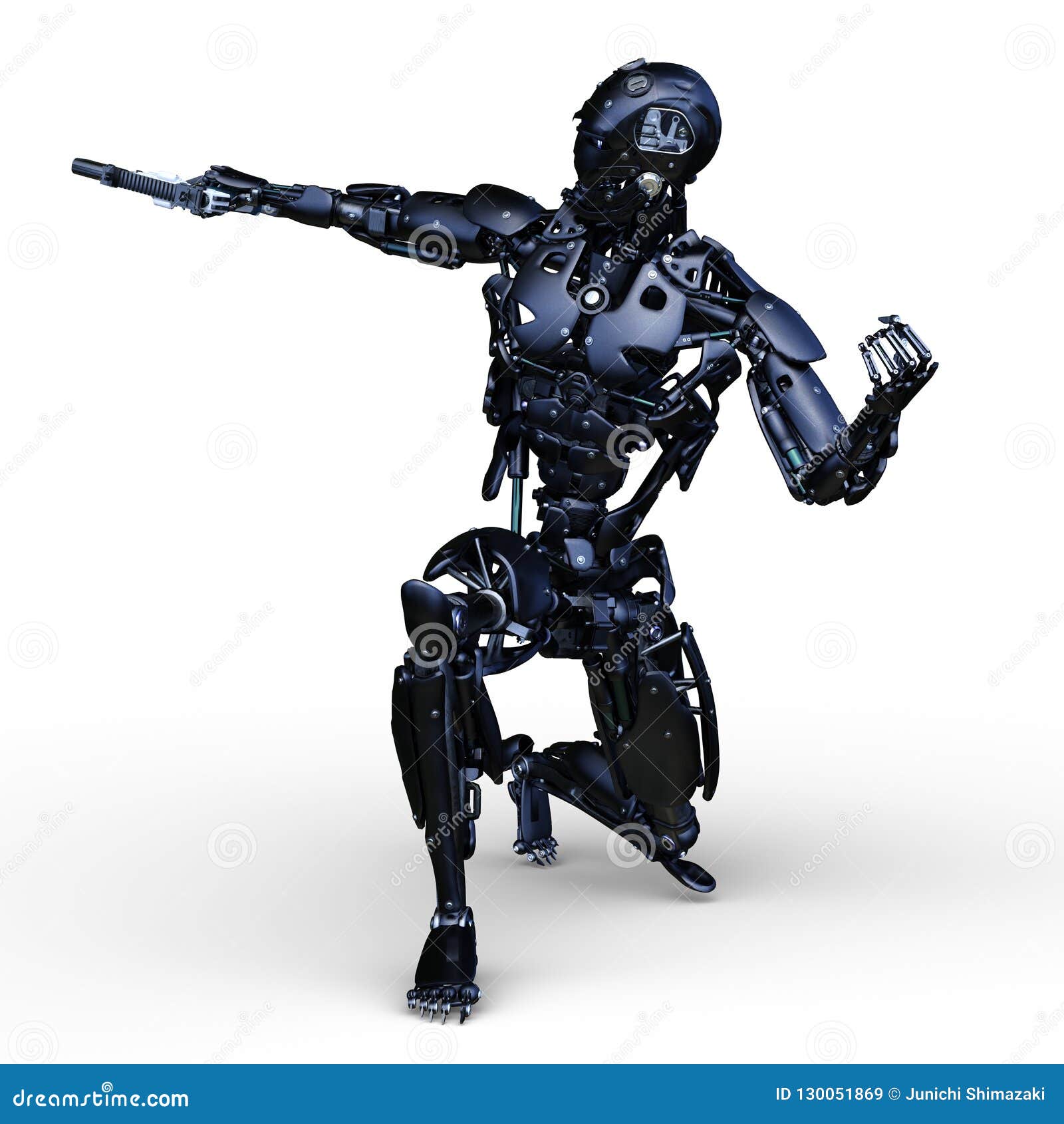 3D CG rendering of robot stock illustration. Illustration of mechanic ...
