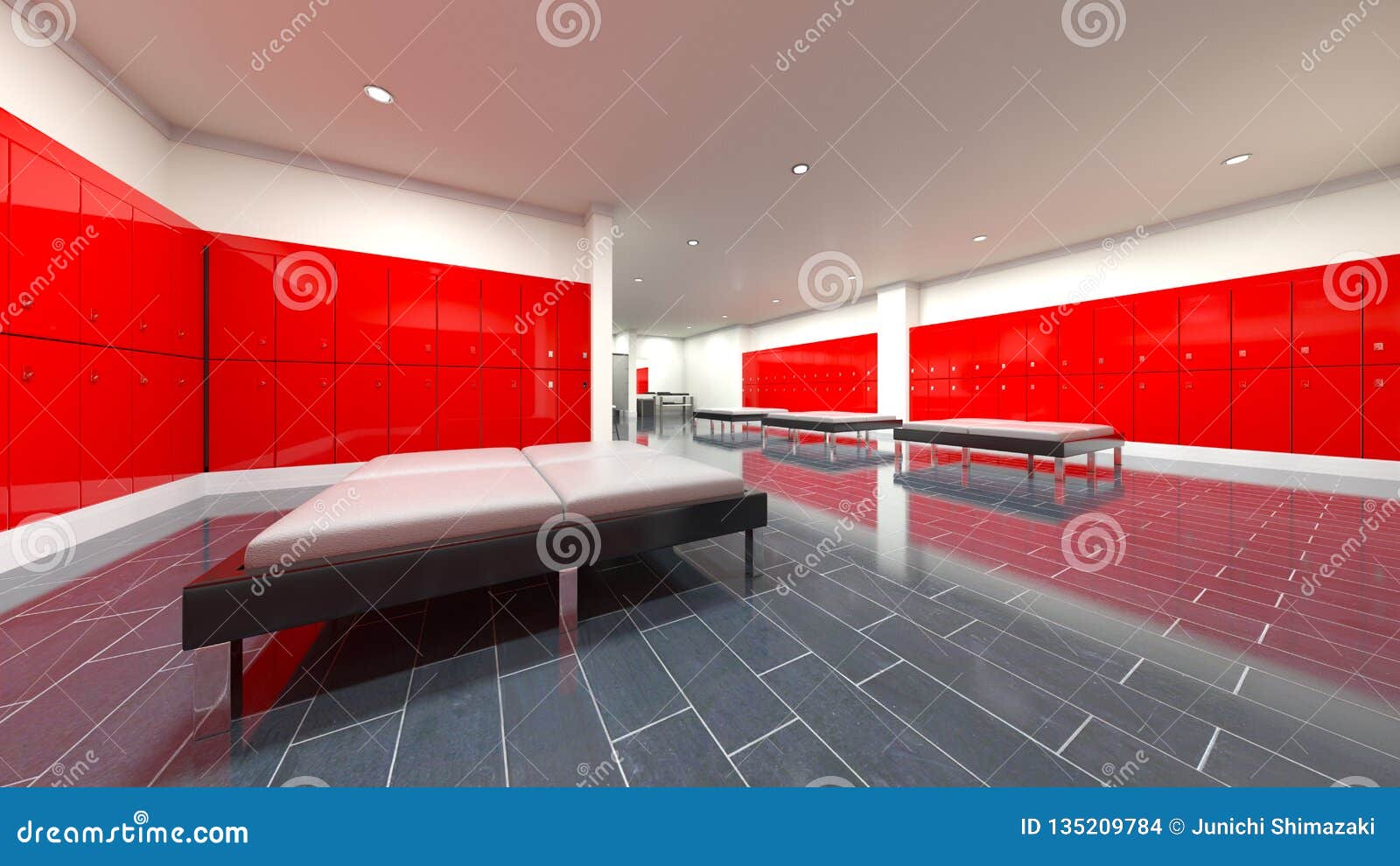 3D CG rendering of room stock illustration. Illustration of interior ...