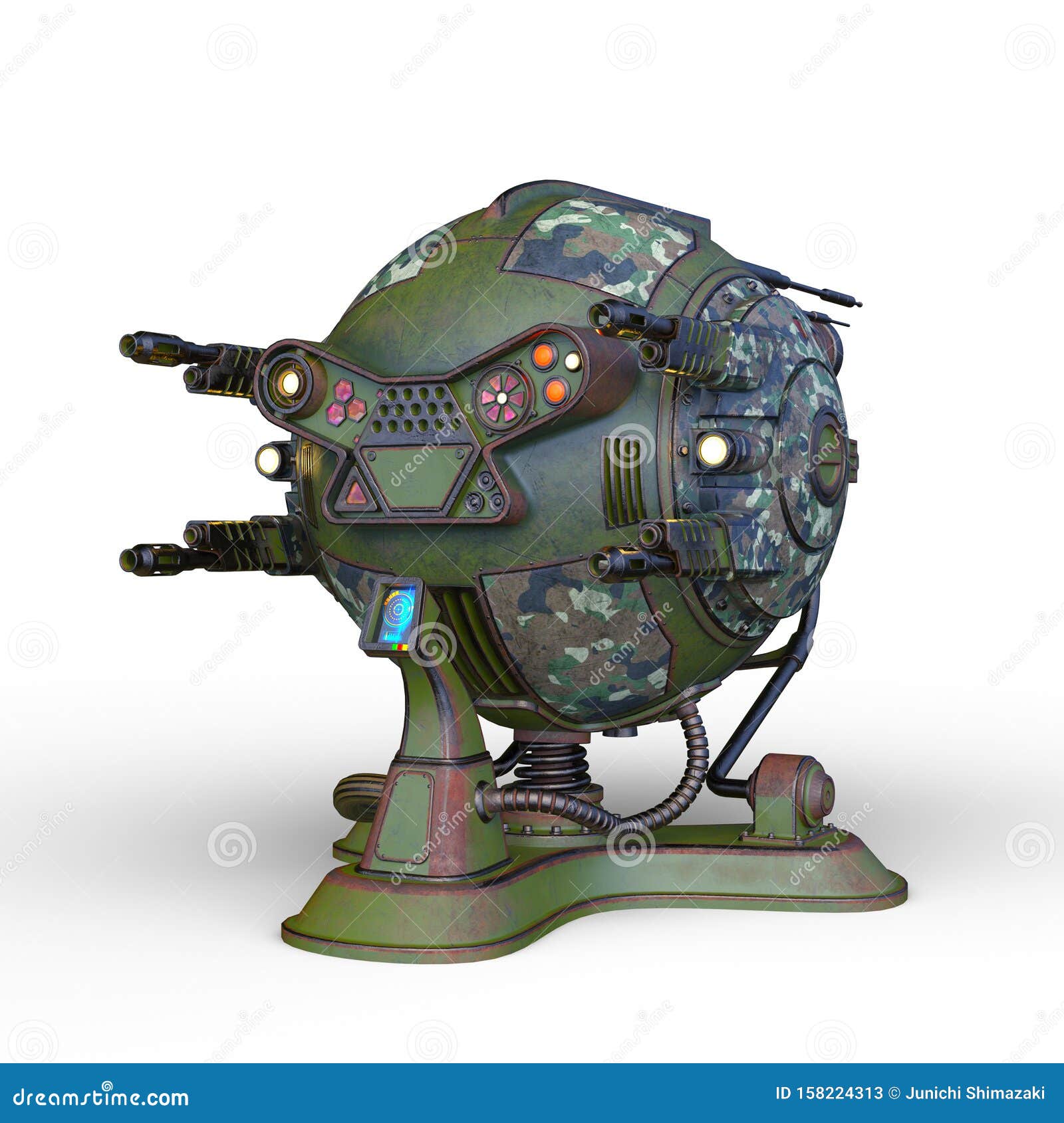 3D CG Rendering of Sci-Fi Drone Robot Stock Illustration - Illustration ... 3D CG Rendering of Sci-Fi Drone Robot Stock Illustration - Illustration ...