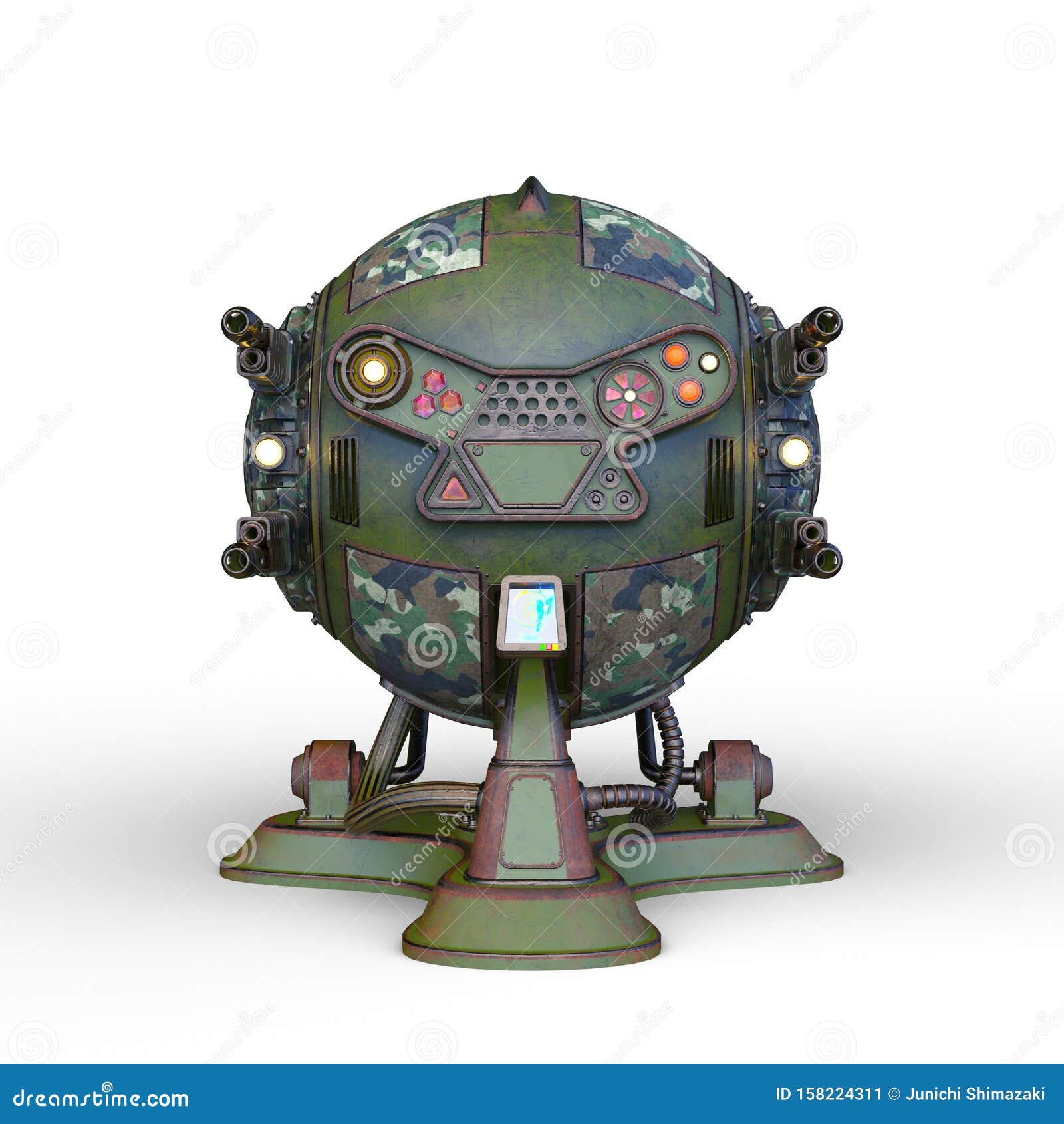 Drone And Robot Leaving Electric Powered Van For Delivering Parcel ...