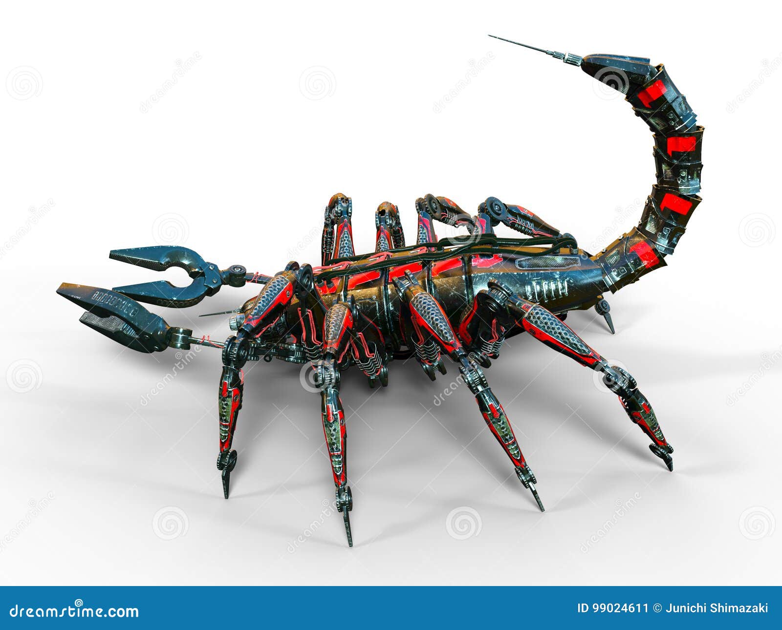 Scorpion robot stock illustration. Illustration of scorpion - 99024611