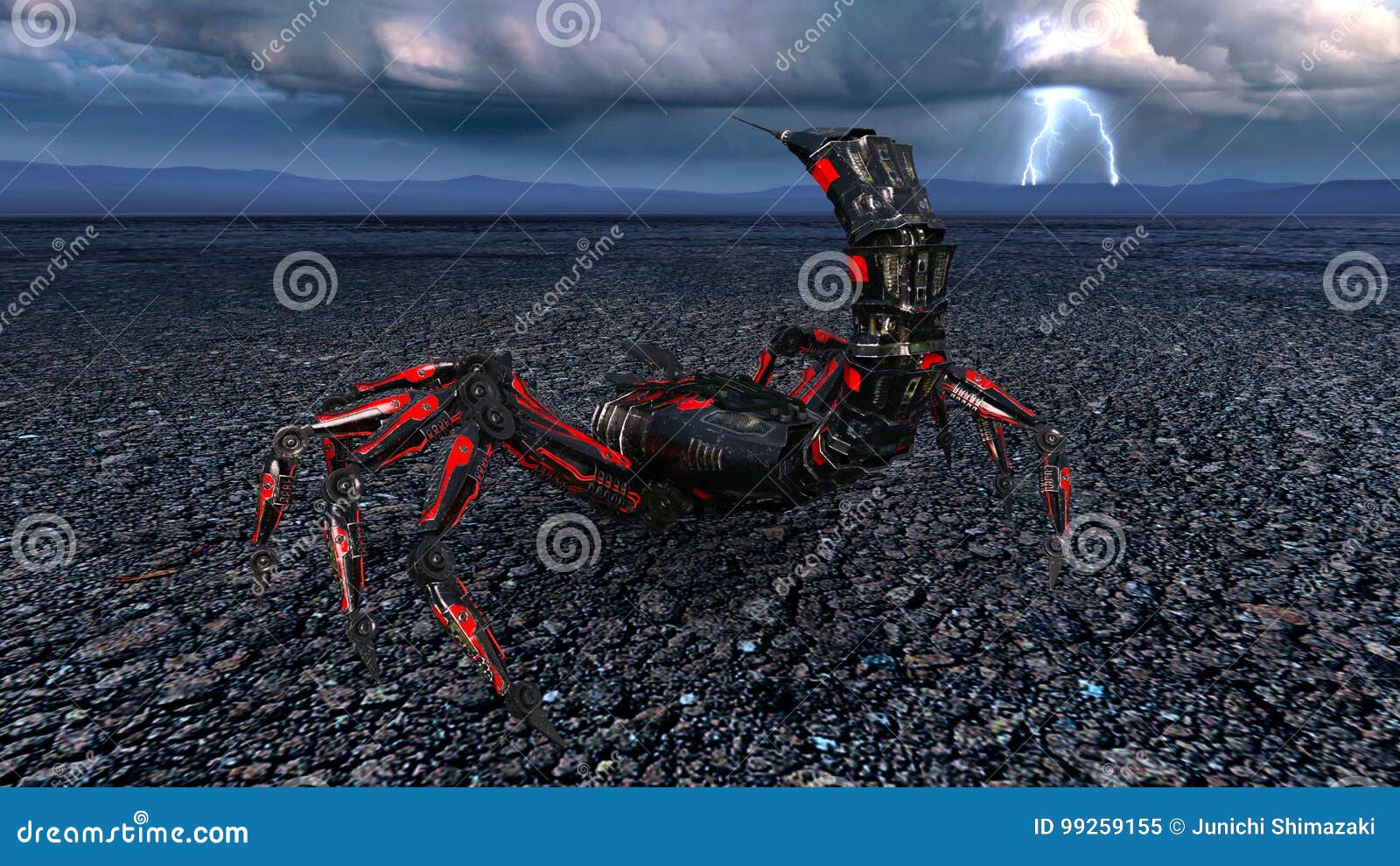 Scorpion robot stock image. Image of scorpion, android - 99259155