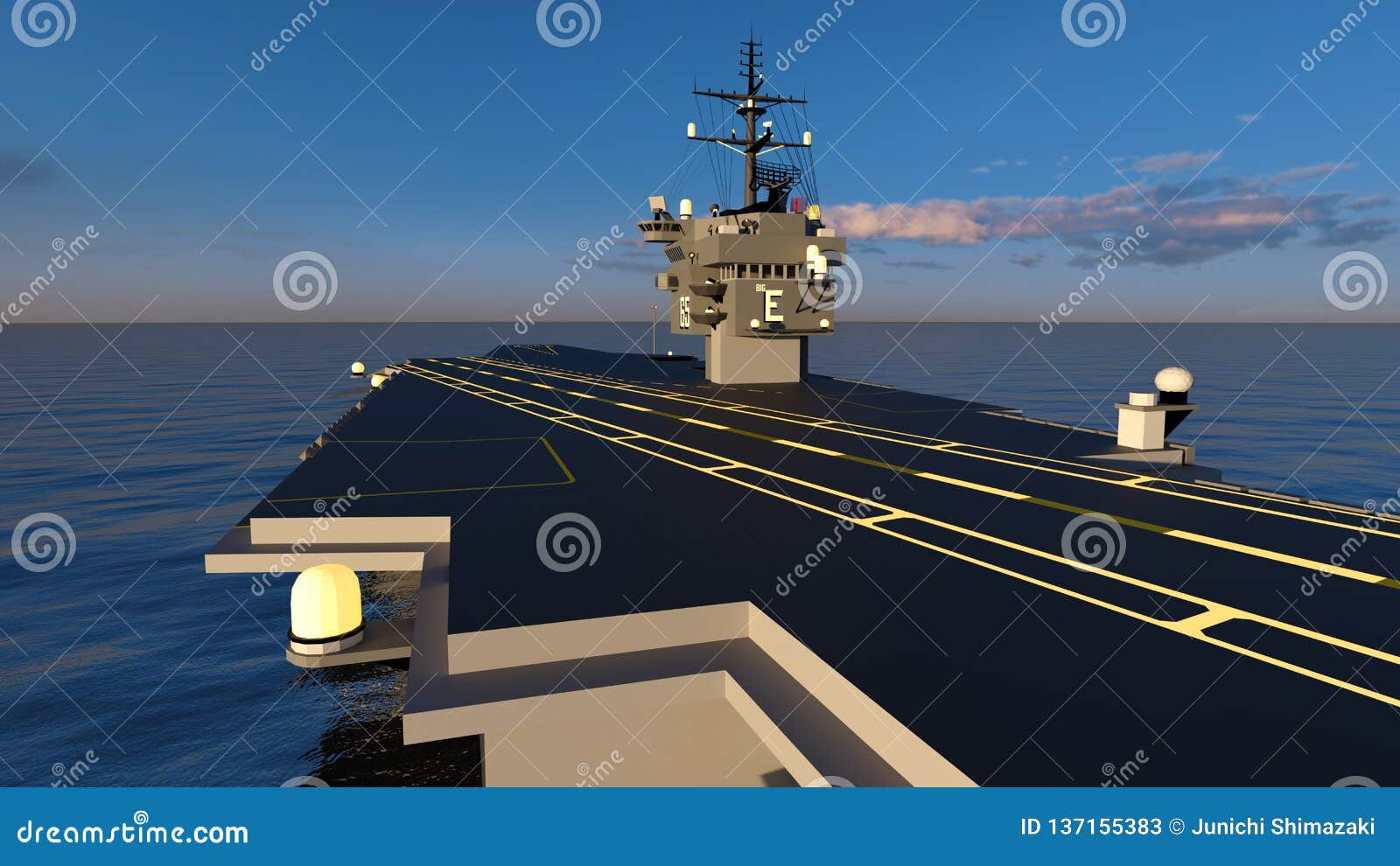 3D CG rendering of ship stock illustration. Illustration of water ...