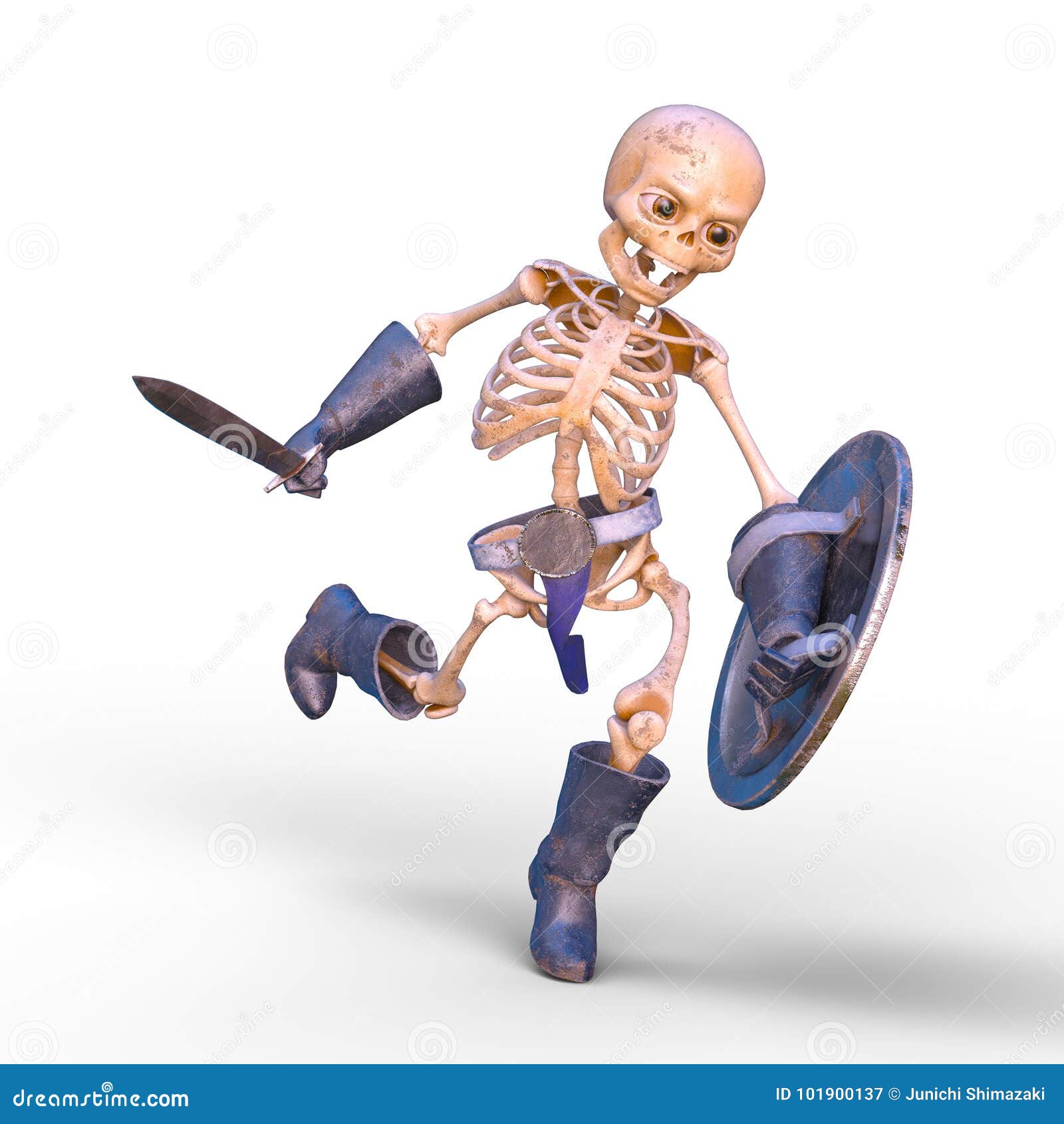 Skeleton Knight Character Sprites Vector Illustration | CartoonDealer ...