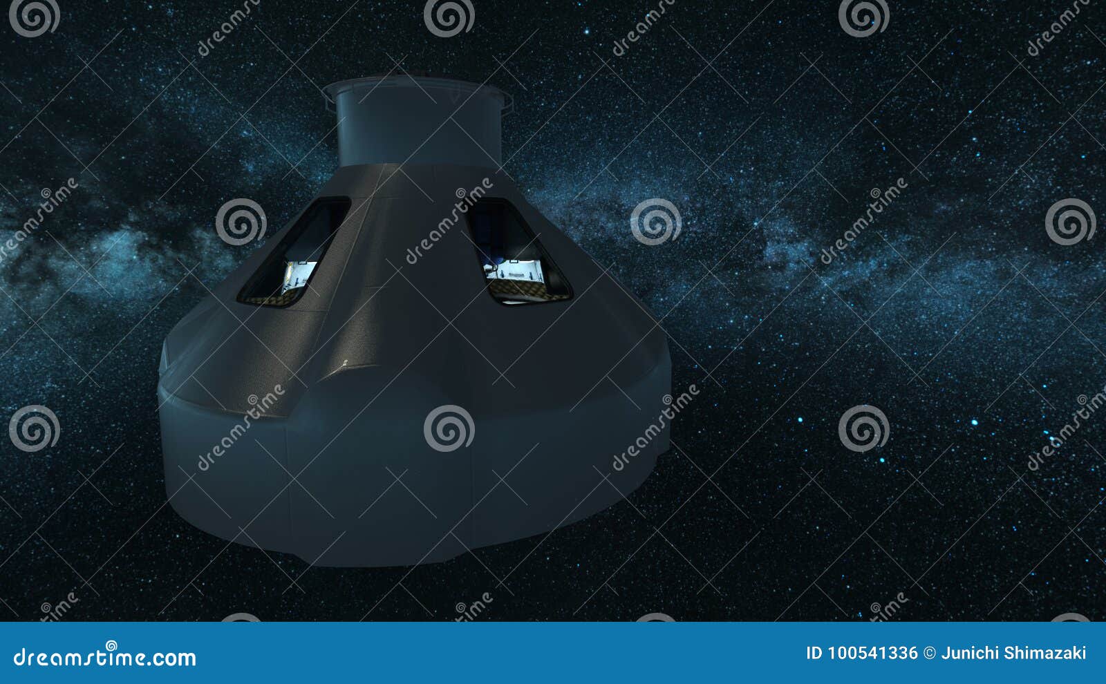 Space lander stock illustration. Illustration of spaceship - 100541336