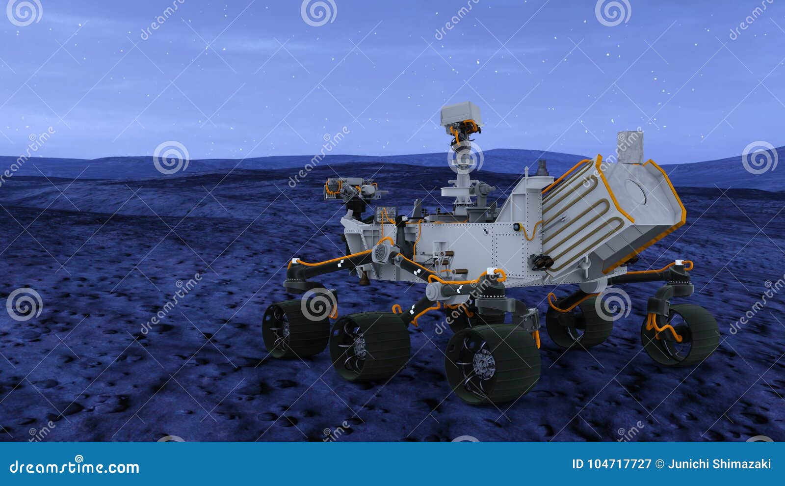 Space rover stock image. Image of planet, exploration - 104717727