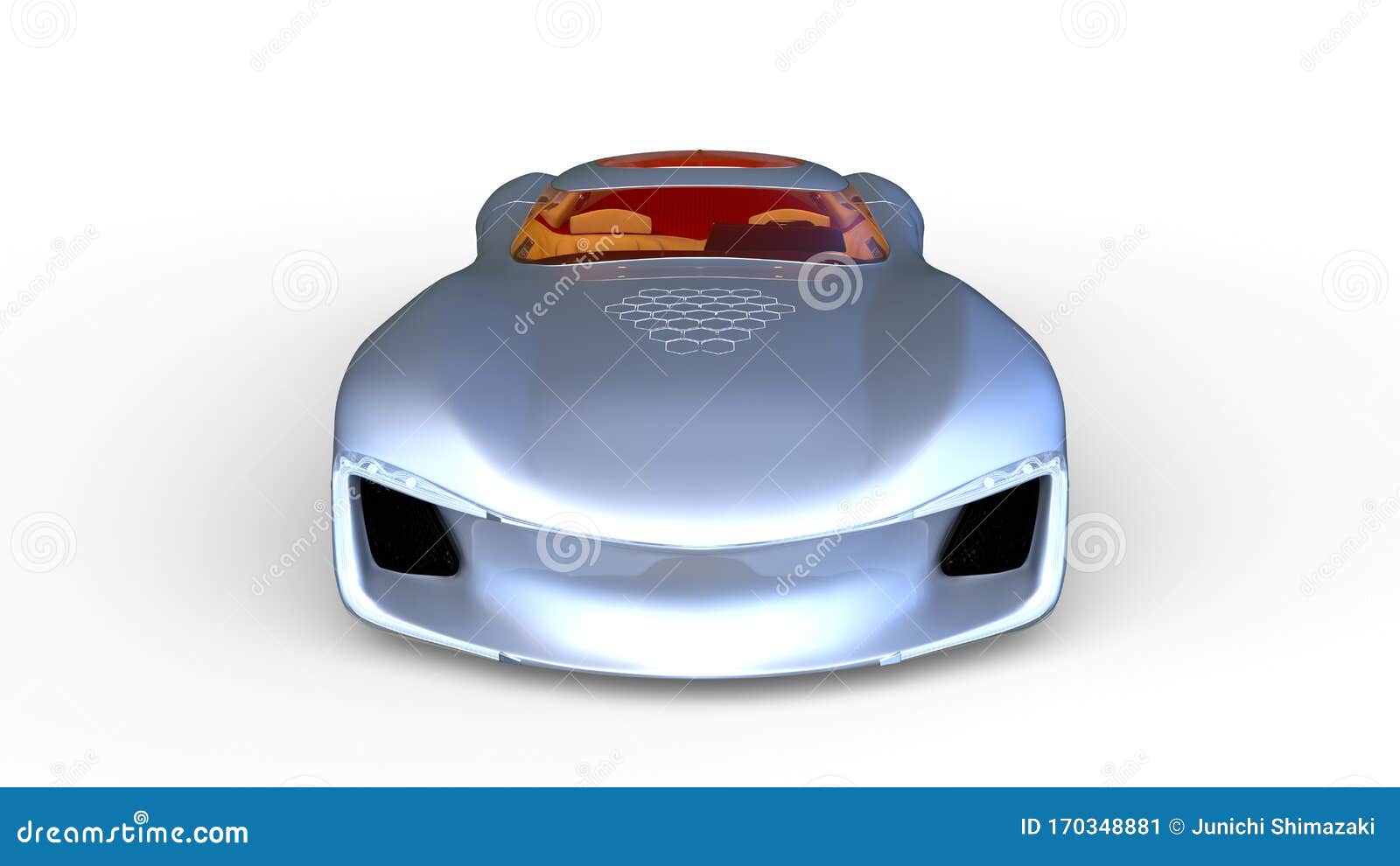 3D CG Rendering of Sports Car Stock Illustration - Illustration of ...