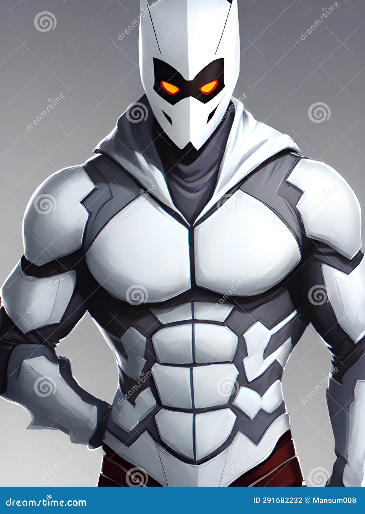 3d Cg Rendering of a Super Hero Stock Illustration - Illustration of ...