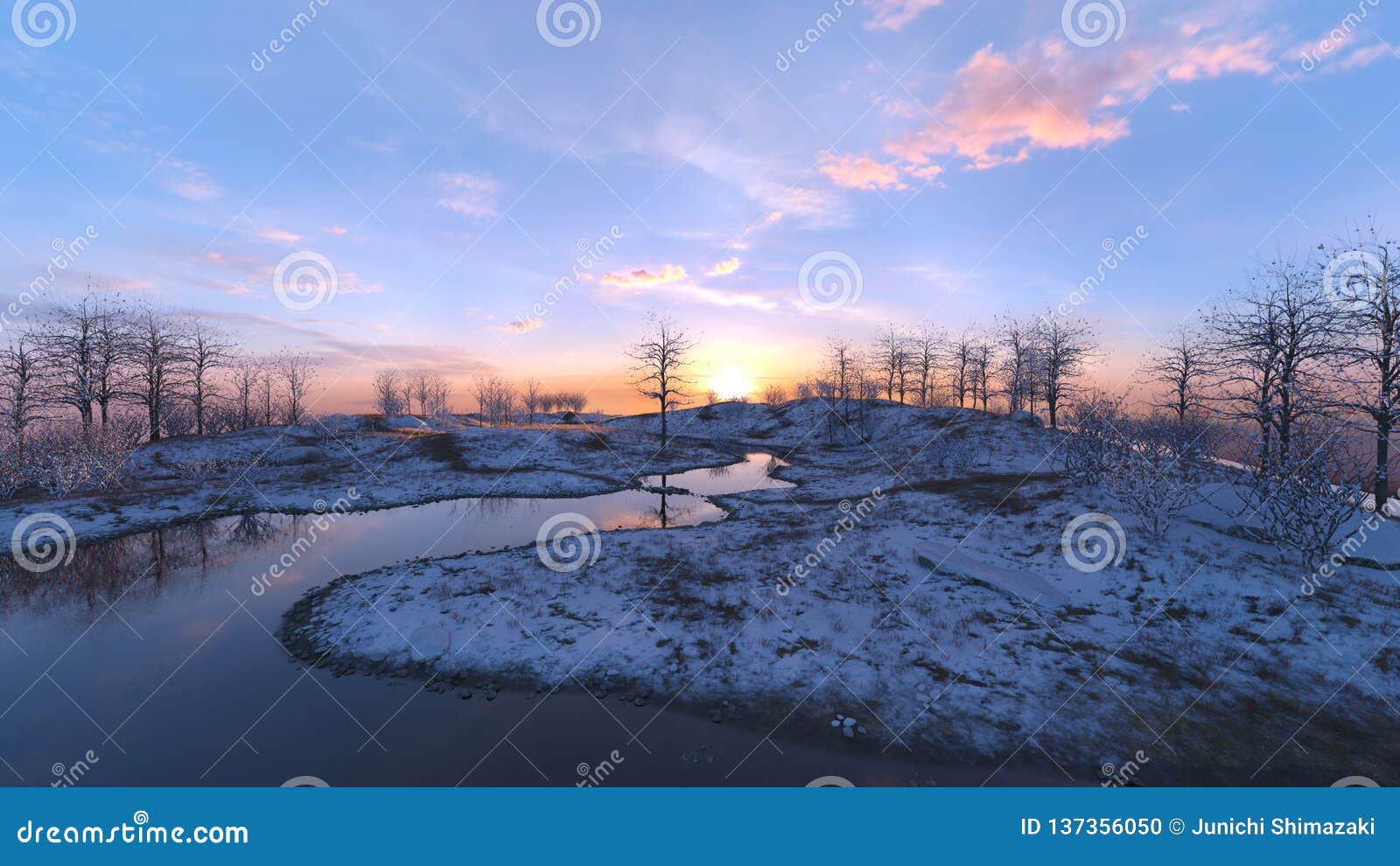 3D CG Rendering of Superb View Stock Illustration - Illustration of ...