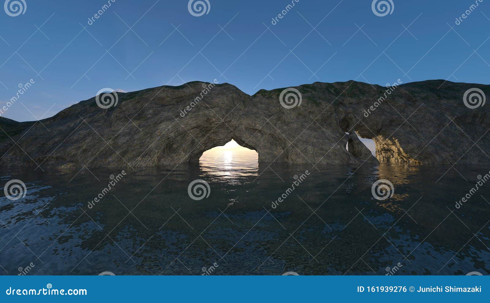 3D CG Rendering of Superb View Stock Illustration - Illustration of ...