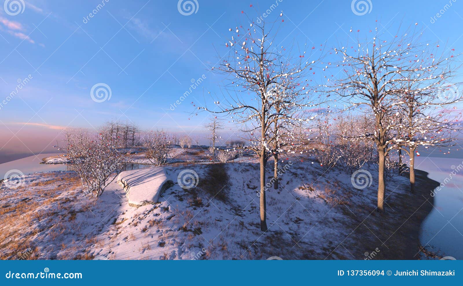 3D CG Rendering of Superb View Stock Illustration - Illustration of ...