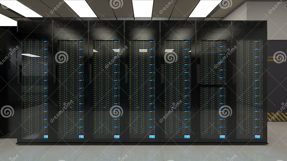 Supercomputing center stock image. Image of computation - 114277517