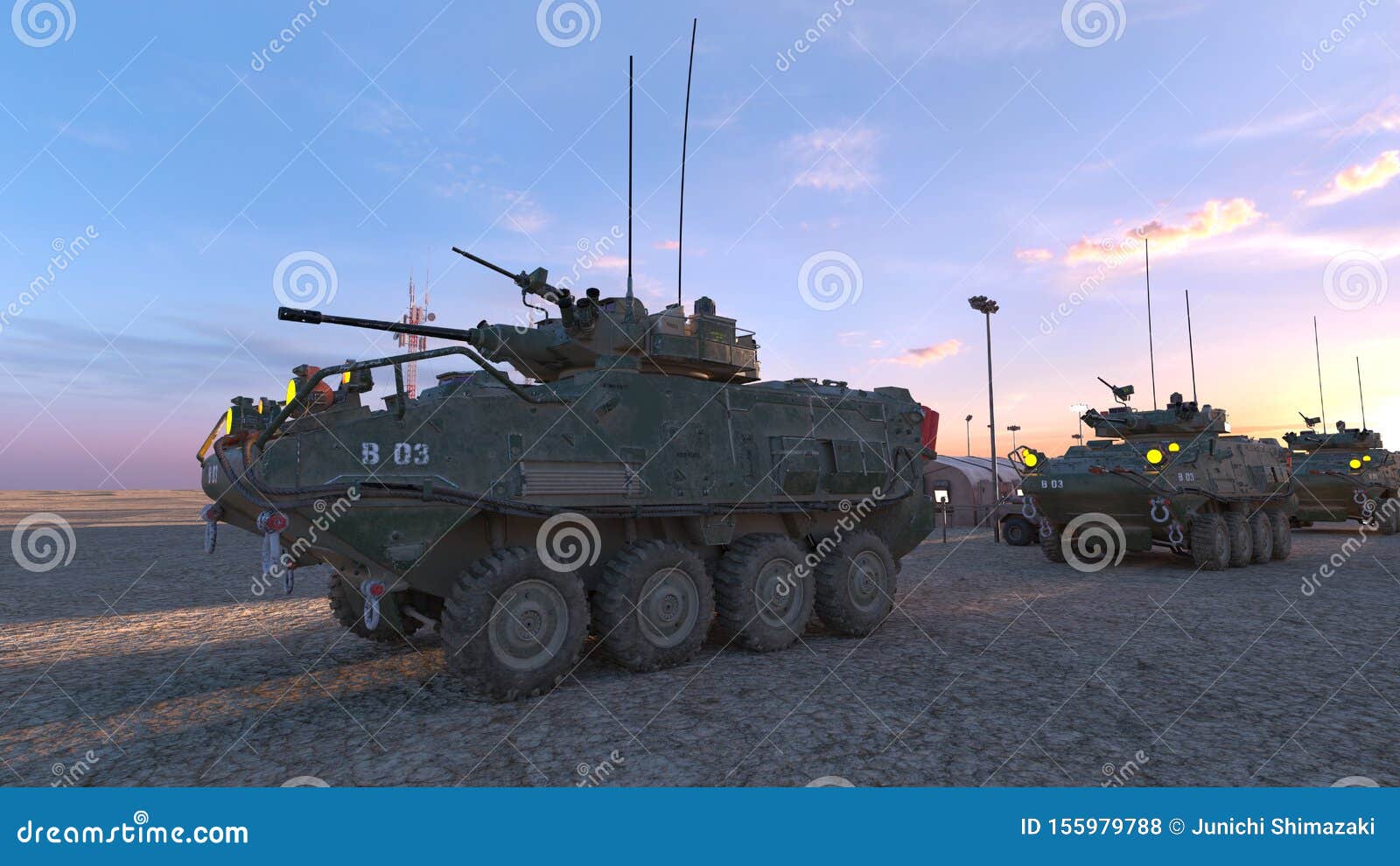 3D CG rendering of tank stock illustration. Illustration of rendering ...