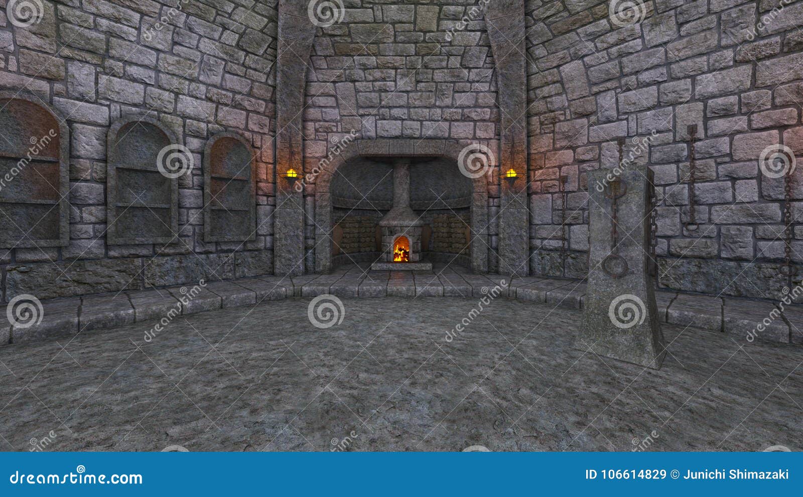 Underground fortress stock illustration. Illustration of room - 106614829