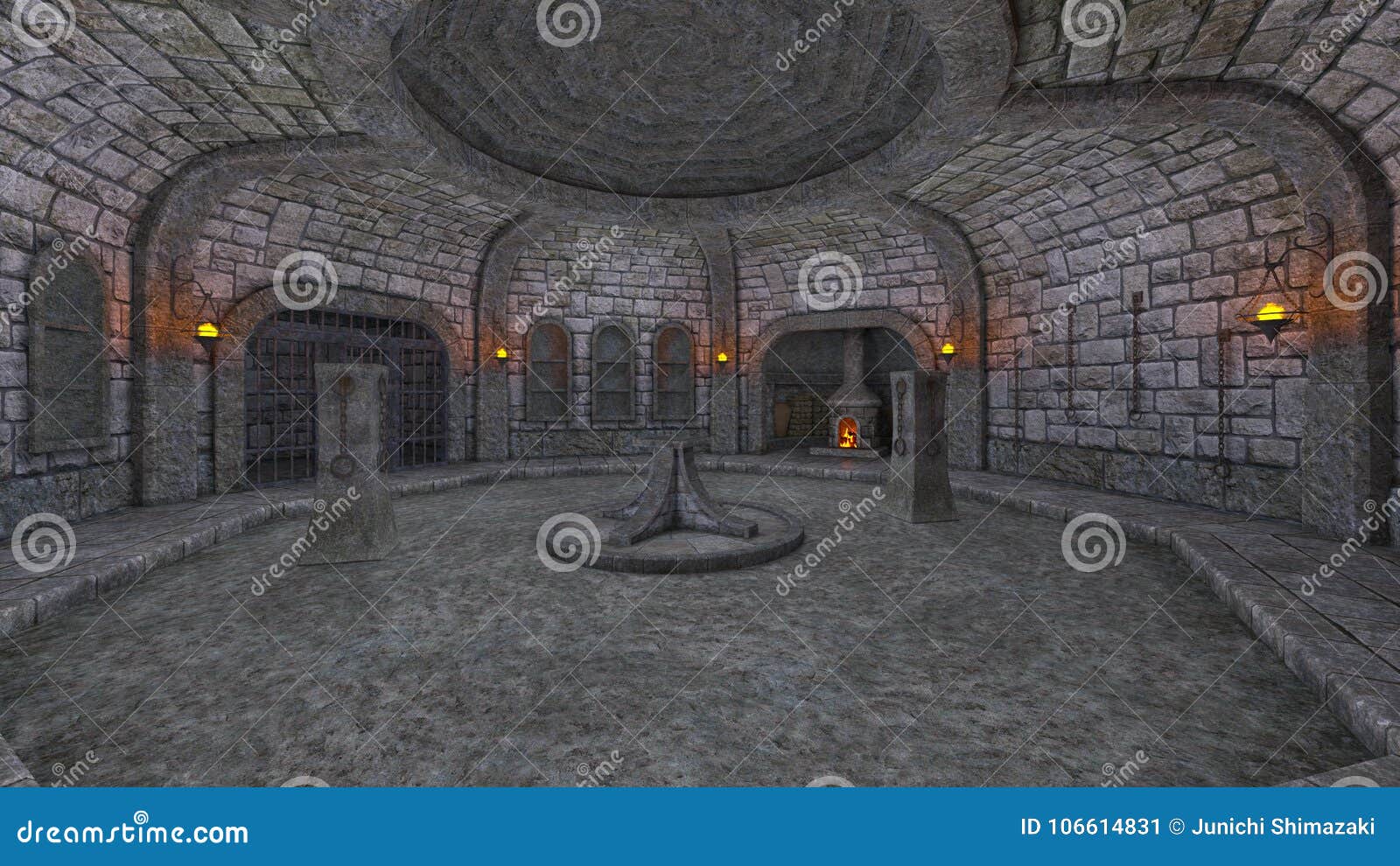 Underground fortress stock illustration. Illustration of history ...