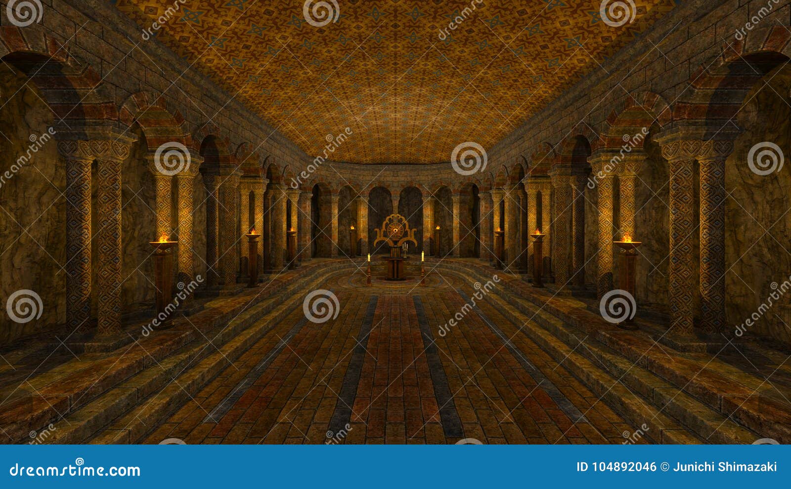 Underground temple stock illustration. Illustration of monument - 104892046
