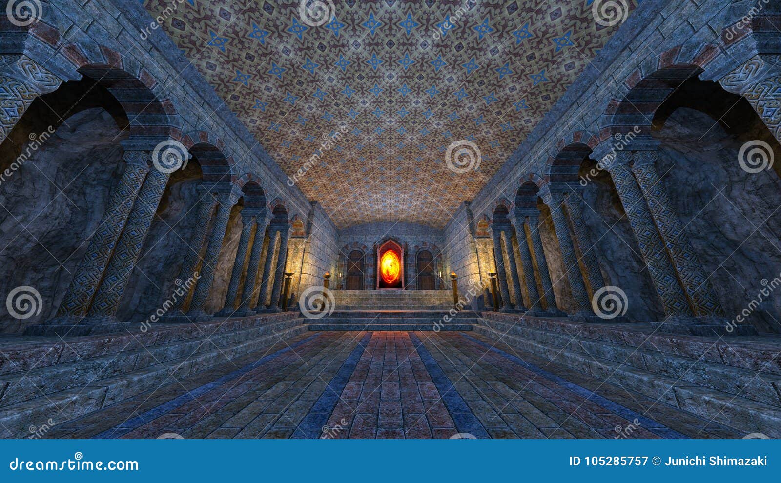 Underground temple stock image. Image of castle, building - 105285757