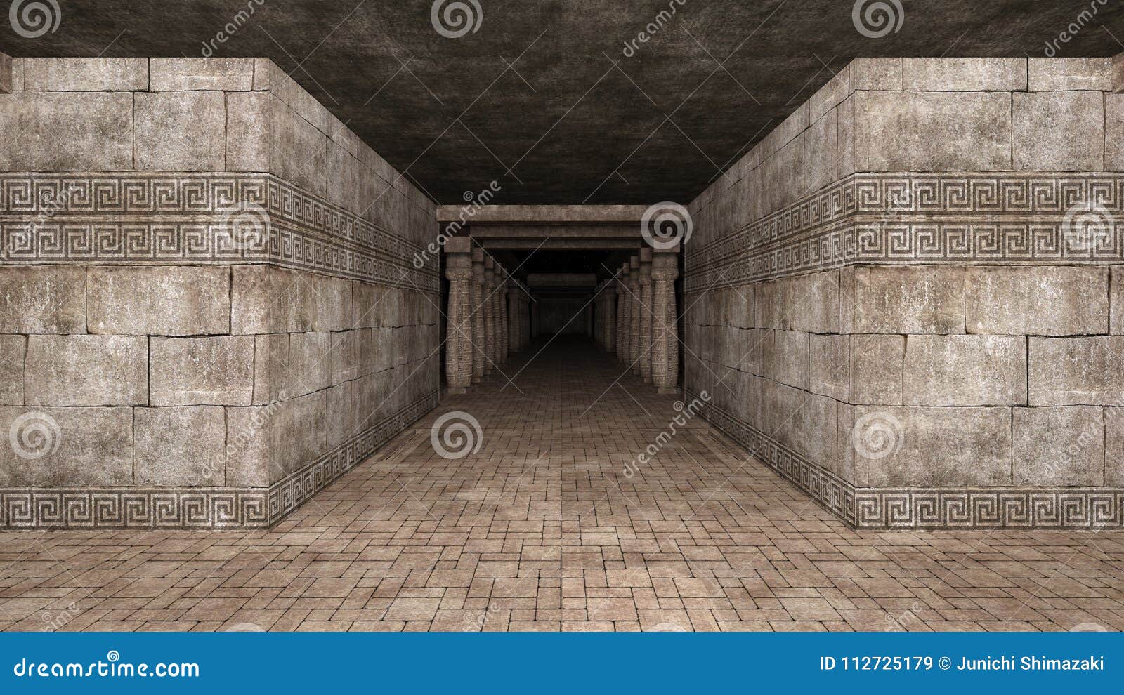 Underground temple stock illustration. Illustration of temple - 112725179