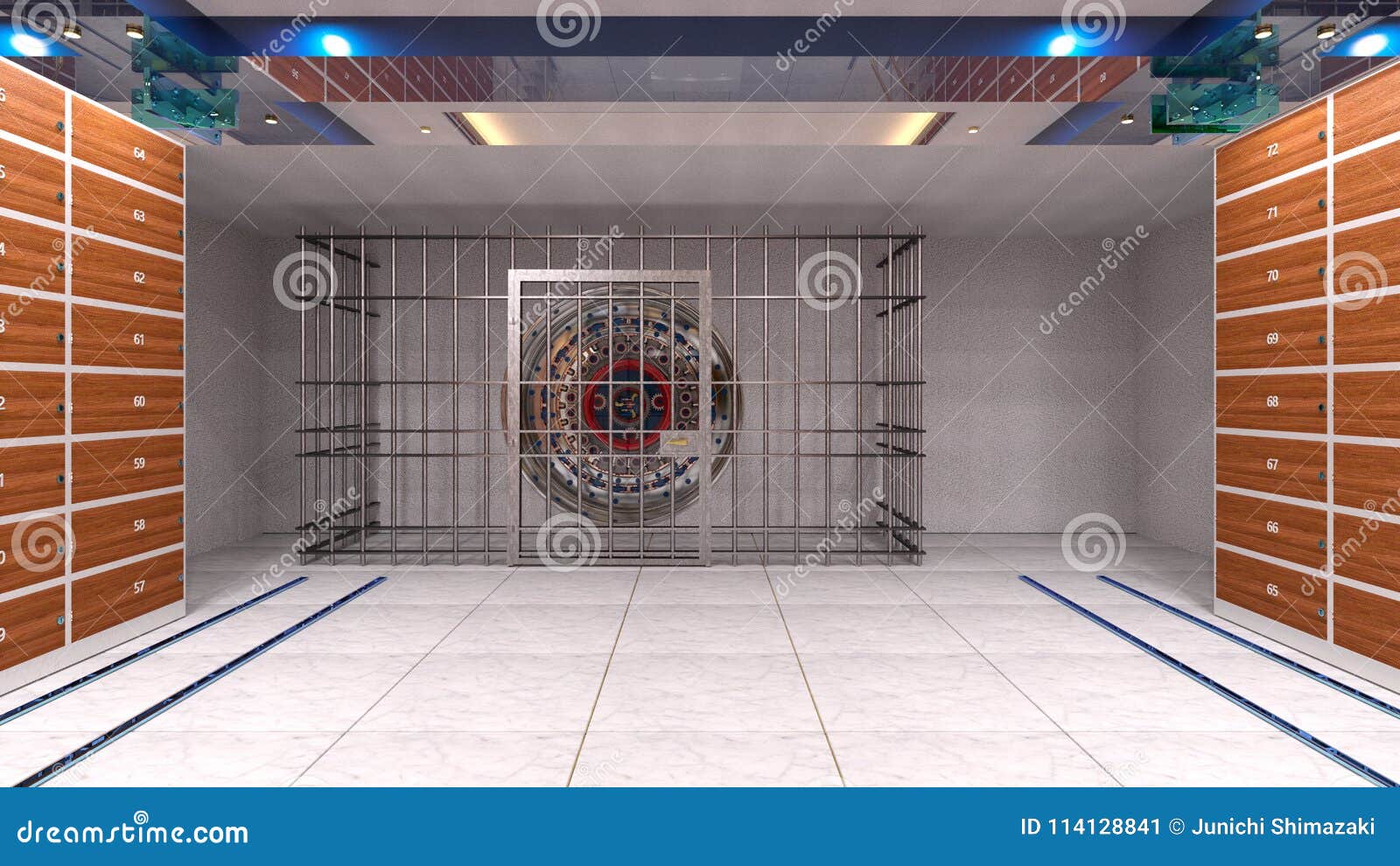 Vault room stock illustration. Illustration of banknotes - 114128841