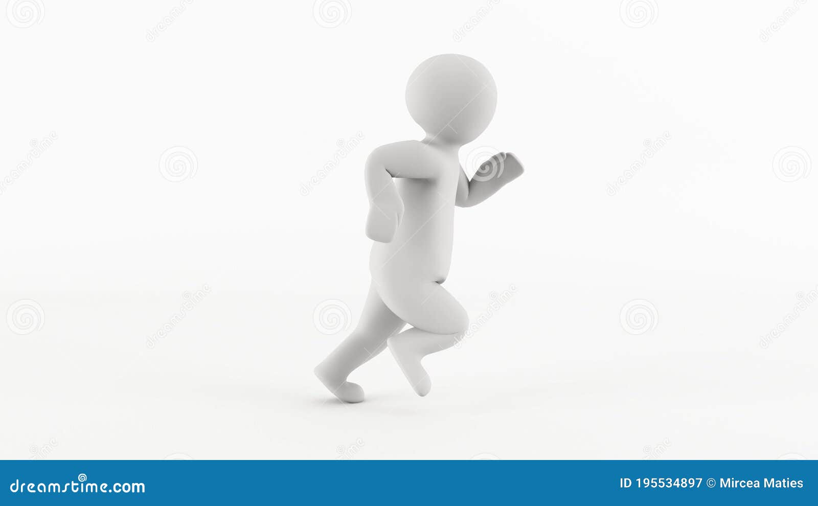 3D Character Running Animation Stock Video - Video of body, fitness ...