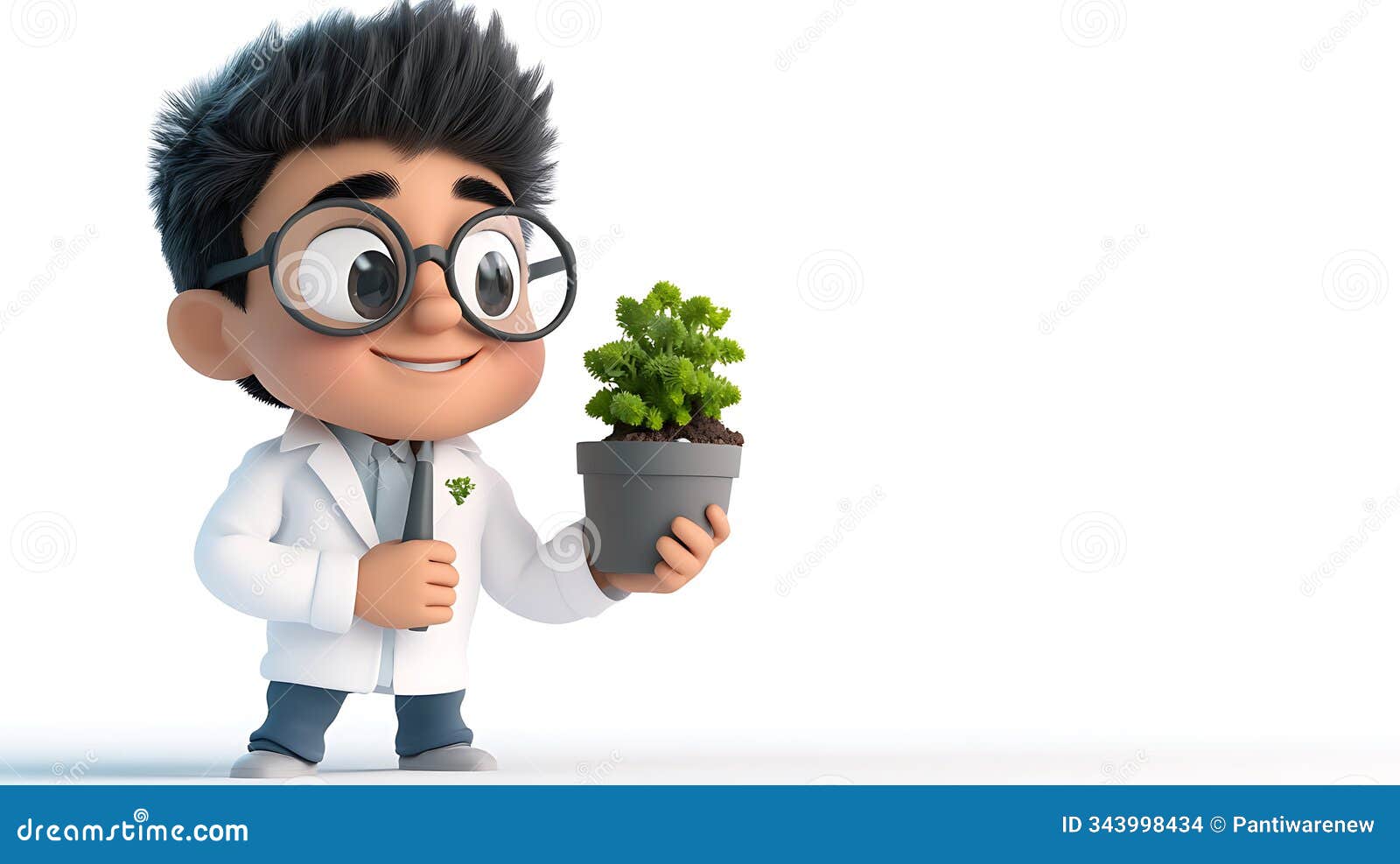Botanist. Fictional Workplace. Generative AI. Royalty-Free Stock Image ...