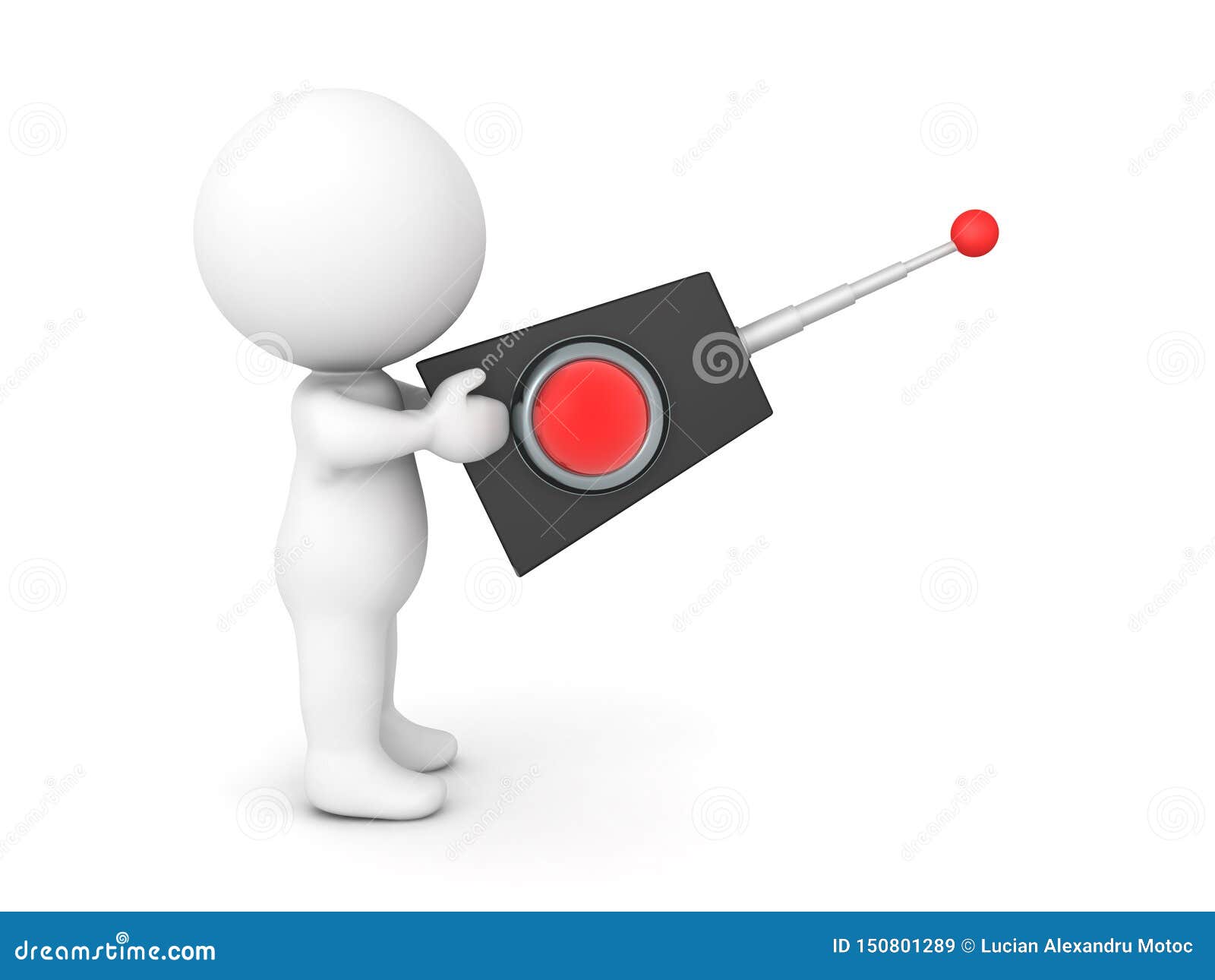 Retro Remote Control At Different Angles Royalty-Free Cartoon ...