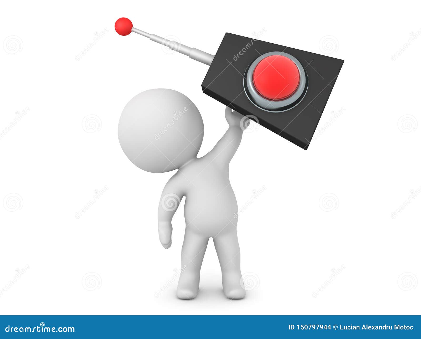 Retro Remote Control At Different Angles Royalty-Free Cartoon ...