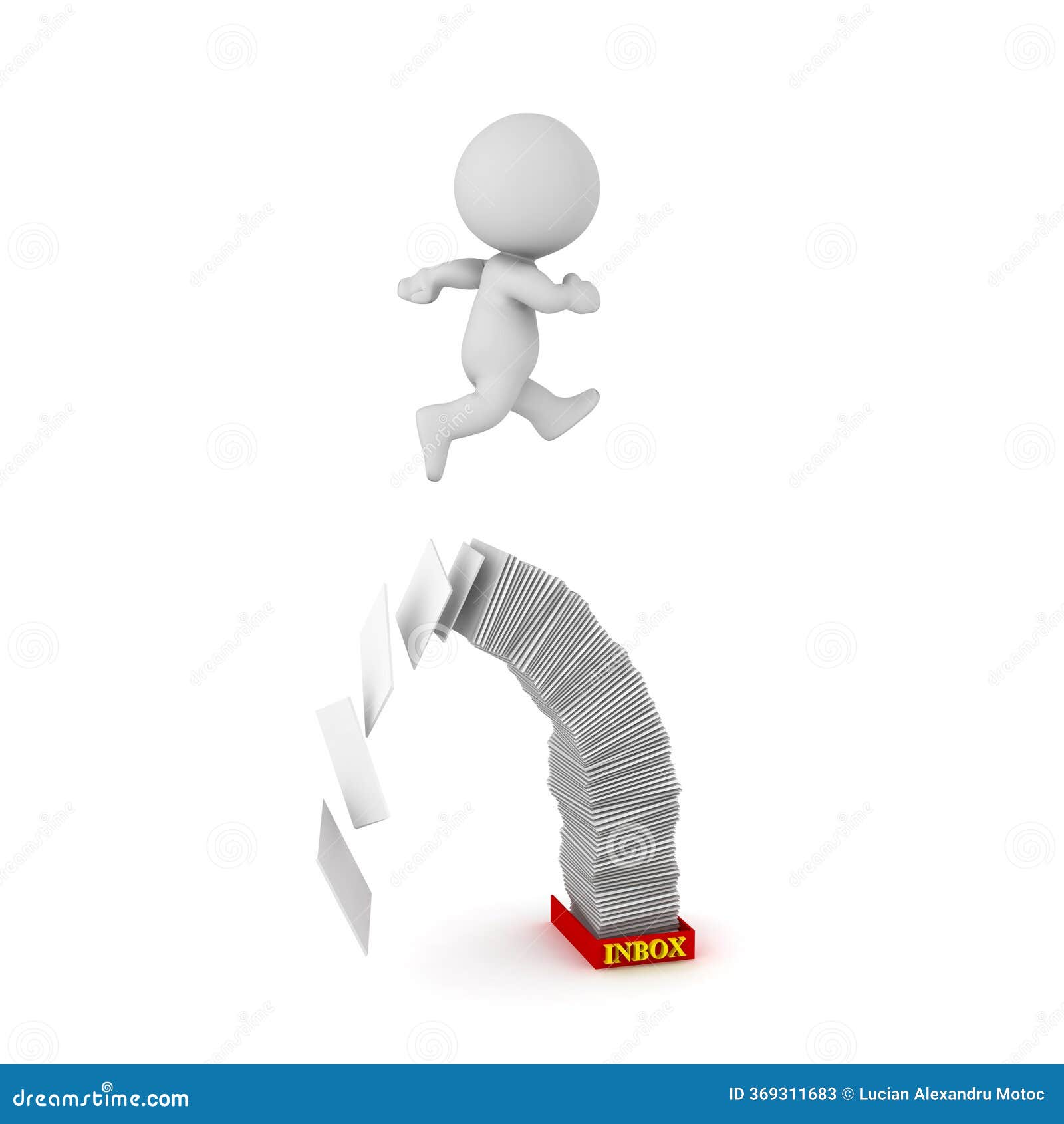 Character Jumping Leap Between Mountain Obstacles. Cartoon Vector ...