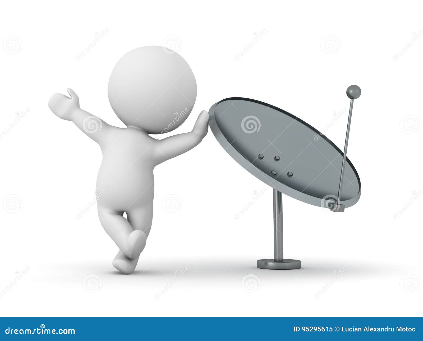 Parabolic Antenna Outline Icon. Signal Vector Concept Symbol Royalty ...